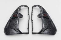 China KQD Auto Head Light Cover ABS Material Carbon Fiber Design Body Kit Premium For Hilux Revo for sale