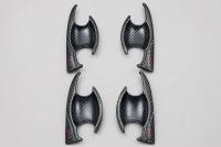 China KQD Auto Head Light Cover ABS Material Carbon Fiber Design Body Kit Premium For Hilux Revo for sale