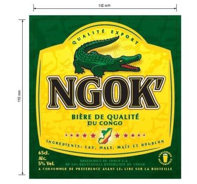 China Multi Color Print Beer Bottle Labels Dust Proof Glossy / Matte Lamination for sale