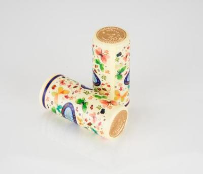 China Wholesale PVC Heat Shrink Sleeve Capsule for Wine Bottle Caps 60pcs per Carton for sale