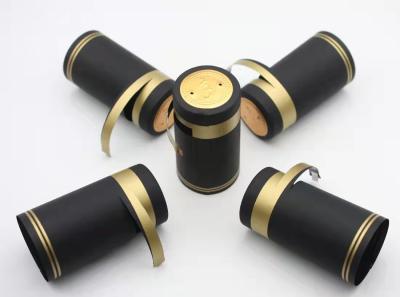 China PVC Heat Shrink Capsules for Wine Bottles 10000 Pieces MOQ Custom Printing for sale