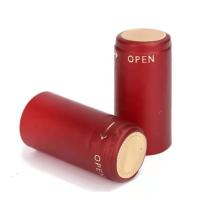China Factory Custom PVC Shrink Capsules Pilfer Proof for Wine Bottle Caps 10,000pcs MOQ for sale