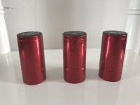 China Custom Aluminum Foil PVC Shrink Capsules with Tear Line 0.05mm Thickness for sale