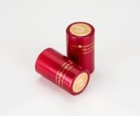 China Anti UV Red PVC Shrink Capsules Waterproof Gravure Printing 50000pcs MOQ Wine Shrink Caps for sale