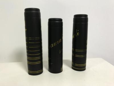 China PVC Wine Bottle Heat Shrink Cap Seal 75micron Eco Friendly Offset Printing 23-35mm for sale