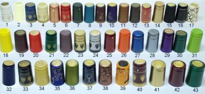 China PVC Heat Shrink Capsules for Olive Oil Bottles 250ml 500ml 750ml 1L Custom Printing for sale