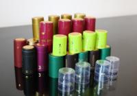 China Water Resistant PVC Capsule Heat Shrinker Anti UV for Olive Oil Bottle Cap 50mm for sale