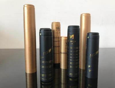 China Aluminum Foil PVC Wine Capsules UV Proof 26-46mm Diameter Heat Shrink Bottle Seals for sale
