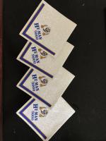 China Moistureproof Aluminum Foil Stickers Waterproof Wine Bottle Labels 0.01mm Thickness 10.5x10.5cm for sale