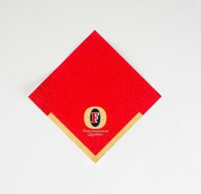 China Custom Waterproof Foil Beer Neck Labels 80gsm Aluminum Foil Paper Self-Adhesive for sale