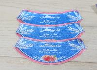 China Custom Die Cut Shape Aluminum Foil Beer Neck Label Printed for sale