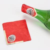 China OEM Waterproof Metalized Aluminum Foil Labels for Wine Bottles 2x3 Inch Custom Adhesive Stickers for sale