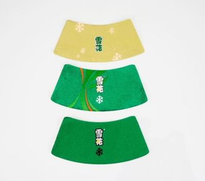 China Custom Self Adhesive Aluminum Foil Labels 0.0105mm Waterproof Anti UV Food Grade for Beer Bottle for sale