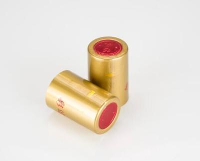 China Waterproof Wine Bottle Foil Capsules Heat Shrink Cap Seal 75 Micron for sale