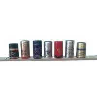 China Custom Aluminum Shrink Capsules for Whisky Bottles 10000pcs MOQ Hot Stamping for sale