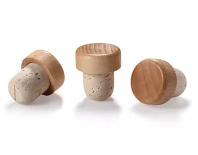 China OEM T Shape Synthetic Cork Stopper for Liquor Brandy Spirits Tequila Vodka Gin Rum Bottle 5000 MOQ for sale