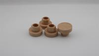 China 21.5mm Polished Wooden Metal T Cork for Tequila Bottle Non Refillable Zamak Stopper for sale