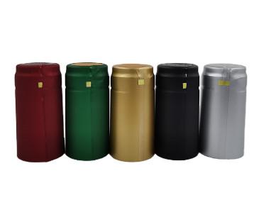 China Custom PVC Heat Shrink Capsules for Wine Bottles 100000 PCS MOQ Tear Strip Seal for sale