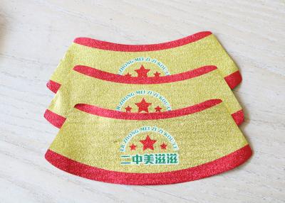 China Custom Vodka Wine Bottle Label Matte Texture Paper Gold Foil Sticker Printing 1000 PCS for sale