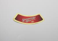China Custom Waterproof Vinyl Wine Bottle Labels with Gold Foil and Spot UV 4 Color CMYK Printing for sale