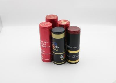 China Custom Aluminum Wine Caps with PVC Skirt 28-36mm Diameter for Glass Bottles for sale