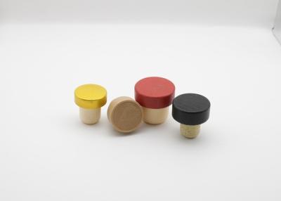 China Custom T-Shaped Wooden Wine Bottle Stopper Synthetic Cork for 13-23mm Neck for sale