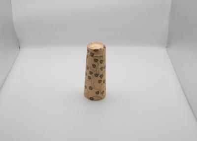 China Custom Aluminum Foil Champagne Wine Bottle Capsule 750ml Gold Color Heat Shrink Cap for sale