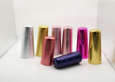 China Custom Aluminum Foil Champagne Wine Bottle Capsules with Shrink Seal 1000pcs MOQ for sale