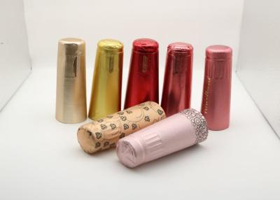 China Wholesale Custom Aluminum Foil Champagne Capsules for Wine Vodka Bottle Shrink Caps 1000pcs MOQ for sale