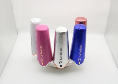 China Wholesale Custom Aluminum Foil Champagne Capsules for Wine Vodka Bottles 1000pcs MOQ for sale