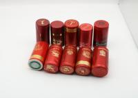 China Custom Aluminum Pilfer-Proof Capsules 30x44mm for Wine Bottles with Foil Label Print for sale