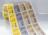 China Custom Adhesive Sticker Labels 1000 Pcs Roll Sheet BOPP PET Paper Printing for sale