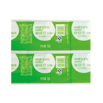 China Custom PET Heat Shrink Sleeve Label for Beverage Bottles Cans 10 Colors Printing for sale