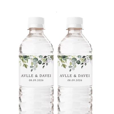 China Custom PET PVC Heat Shrink Sleeve Wrap Label for Glass Bottles 80mm Width for sale