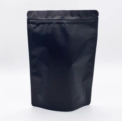 China 100 Pack Resealable Stand Up Bags Smell Proof Foil Pouch with Zipper Top Custom Size for sale