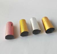 China Aluminum Foil Champagne Wine Bottle Capsule 34x115mm Custom Colors SGS Certified for sale