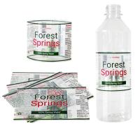 China Custom PET PVC Heat Shrink Sleeve Labels for Water Wine Bottles 48-52% Shrinkage for sale