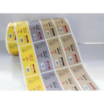 China Custom Round Waterproof Synthetic Paper Bottle Label Roll Sticker Printing CMYK 50mm for sale