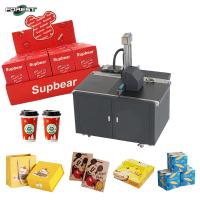 China Automatic Corrugated Inkjet Printer Ethernet Interface UV Cylindrical Printer for sale