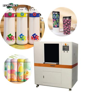 China 360 Degree Round Cylinder UV Printer Aluminium Can Stainless Steel Thermos Bottle for sale