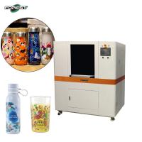 China Digital Rotary UV Printer For Wine Bottle Plastic Cup Cosmetic Bottle UV Tumbler Printer for sale
