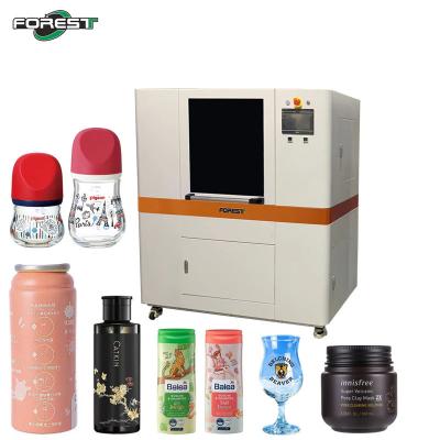 China 360 Degree Cylinder Uv Printer For  Plastic Bottle  Beer Cup Cosmetic Bottle for sale