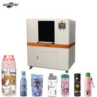 China Unleash Creativity: Full-Color Rotary Printing on Glass Bottles Made Effortless with UV Printer featuring 3 G5i Heads for sale