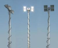 China 12M 400W Winch Up Aluminum Portable LED Light Towers for sale