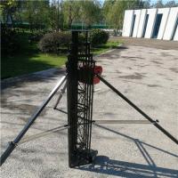 China Self Support Hand Winch Aluminum Telescopic Antenna Tower for sale