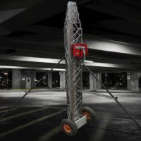 China Mobile Towers 30M 11 Sections Portable Cow Cell On Wheels for sale