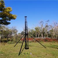 China Telescoping COW Self Supporting Aluminum Guyed Cell Tower for sale