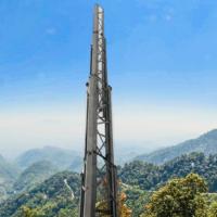 China Hand Winch Manual 6M 4 Sections Telescopic Antenna Tower for sale