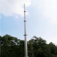 China 6063 Alu 10M Monitoring Push Up Antenna Mast for sale