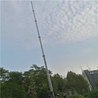 China 3m 15m Alu Push Up Portable Telescopic Mast For Radio Antennas for sale